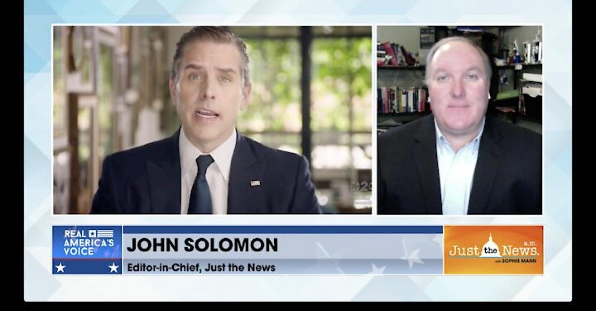 John Solomon - Hunter Biden relies on journalists to be lazy, which ...