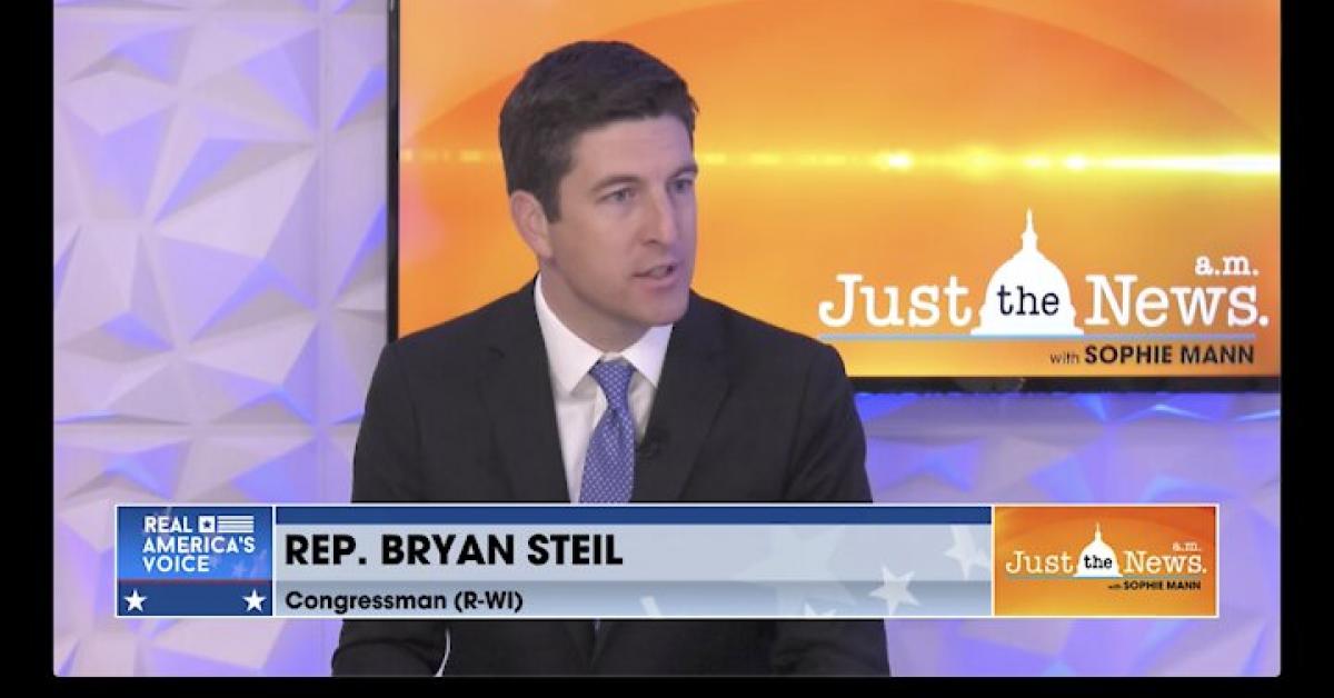 Rep Bryan Steil - President Biden has been "out to lunch" | Just The News