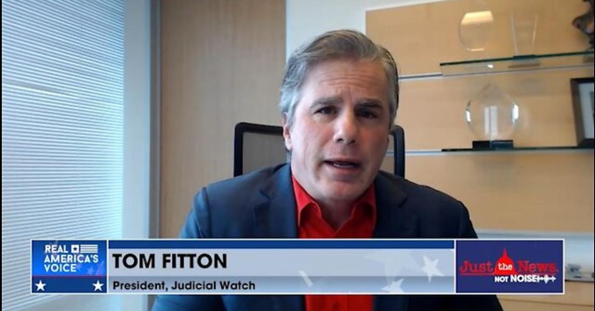 Full Interview: President of Judicial Watch Tom Fitton | Just The News