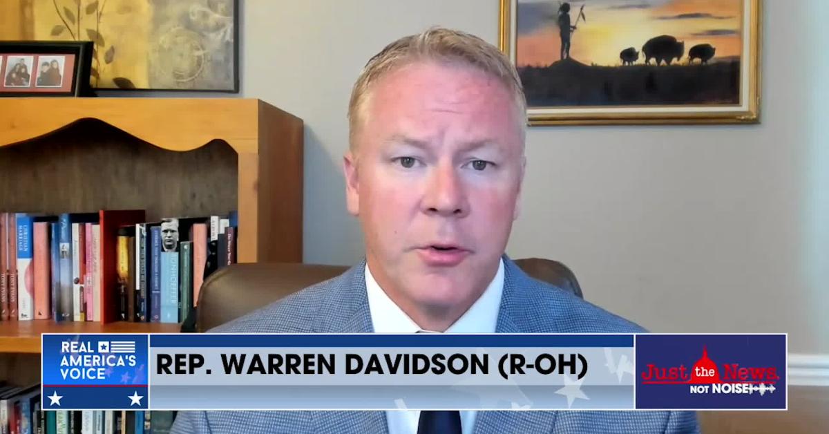 Rep. Warren Davidson (R-OH) discusses his 'STOP THE CARTELS ACT' with ...
