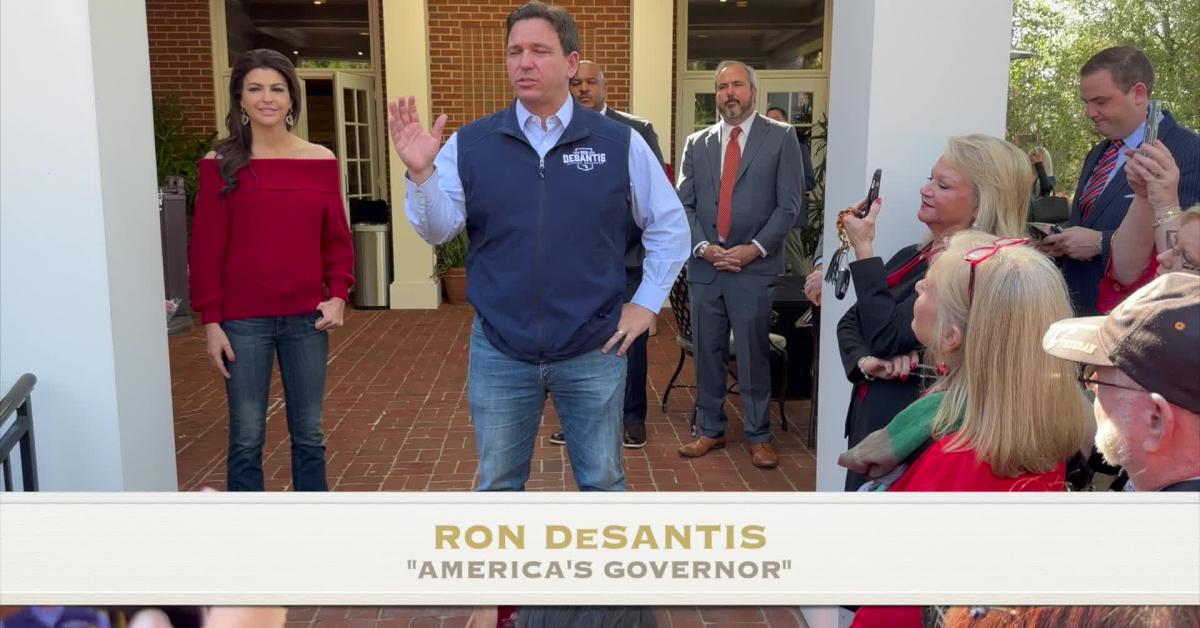 RON DeSANTIS AT THE GOVERNOR'S MANSION | Just The News