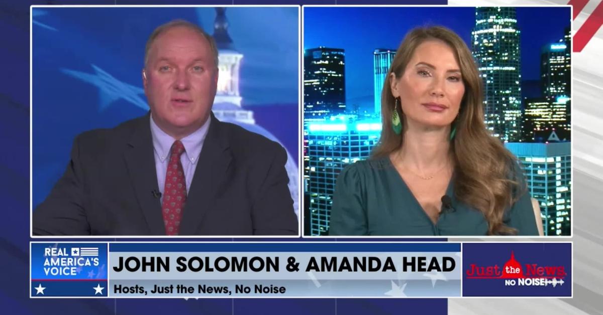 JUST THE NEWS - NO NOISE WITH JOHN SOLOMON AND AMANDA HEAD 3-25-24 ...