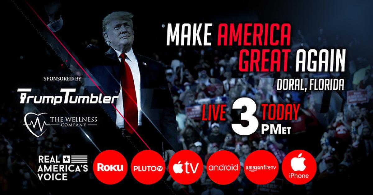 PRESIDENT TRUMP'S MAGA RALLY IN DORAL FL | Just The News