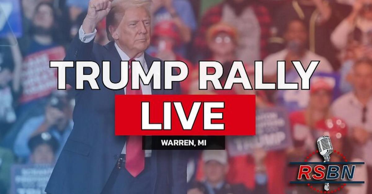 LIVE: President Trump Delivers Remarks at a Rally in Warren, MI - 11/1 ...
